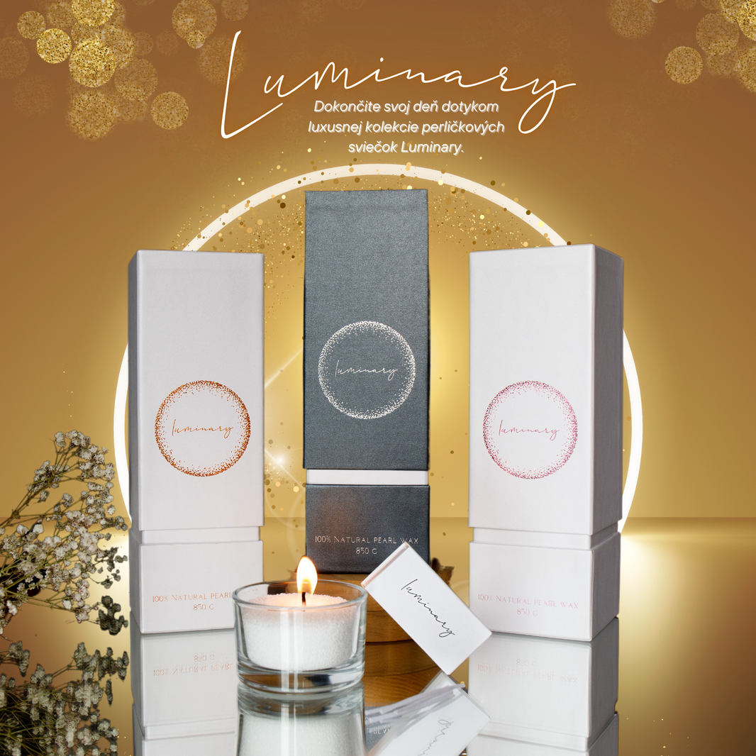 100% prírodné perličkové sviečky Luminary Candles